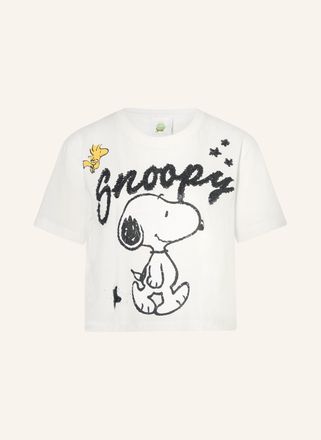 Frog Box Frogbox T-Shirt Mit Pailletten weiss