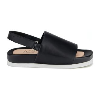 AGL Flat Sandalen - - Shoes - Damen - Schwarzk - 40 EU