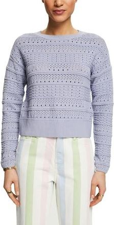 Esprit 024ee1i324 Sweater, 445/Light Blue Lav, L Femme