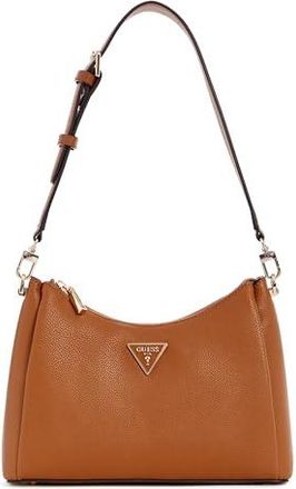 Guess Femmes Meridian II Shoulder Bag Sac &agrave; bandouli&egrave;re, Cognac, Taille Unique