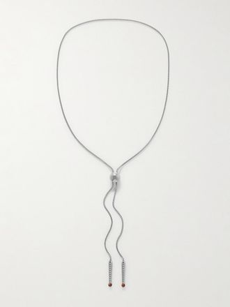 Jacques Marie Mage + Erin Wasson Versilberte Kette Mit Tigeraugen