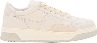 Hogan Low-Top Sneaker - H667 Laced Sneakers - Gr. 39,5 (EU) - in Beige - f&uuml;r Damen