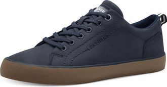 s.Oliver Herren Sneaker flach mit Schnürsenkeln Low Top, Blau (Navy), 45 EU