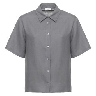 PESERICO Femme, Blouses et Chemises, Gris, Taille: 40 FR Chemises