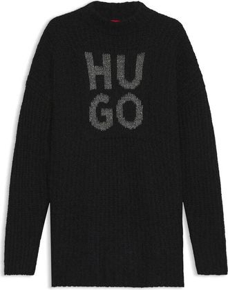 BOSS Damen Pullover mit Wolle und Alpaka SLOGUIS