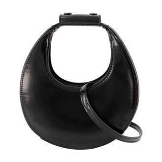 Staud Womens Shoulder Bag Black Calfskin