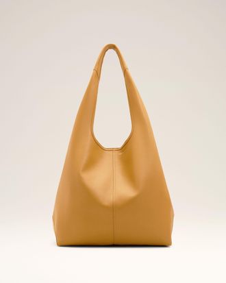 Ami Sac Hobo Etienne Jaune en Cuir De Taurillon Miel - TU - Unisex