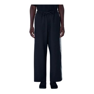 Yohji Yamamoto Logo-Motiv Trainingshose aus Jersey - - Trousers - Herren - Schwarzk - XL