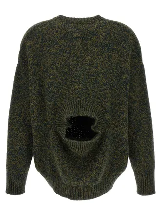 Loewe Womens Bicolor Elastane Cardigan Clothing