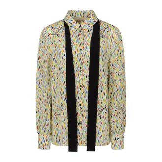 Valentino CDC Goccia Arcobaleno Eau de Pierrot Hemd - - Blouses & Shirts - Damen - Mehrfarbig - L
