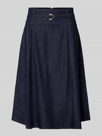 More & More Midirock in Denim-Optik