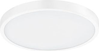 Eglo Access LED Deckenleuchte Fueva-A, 1 flammige Wandlampe, Aufbauleuchte aus Aluminium und Kunststoff in Weiß, mit Fernbedienung, Farbtemperaturwechsel (