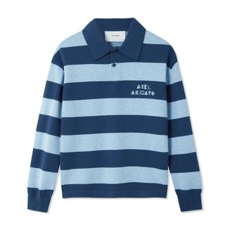 Axel Arigato Frey Polo Sweater - - Knitwear - Herren - Blau - 2XS
