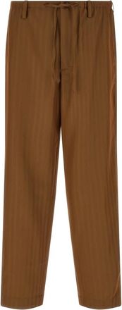 Dries Van Noten Homme, Pantalons, Brun, Taille: 2XL Penny Long Pants
