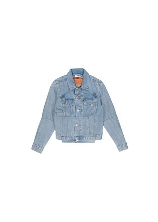 VETEMENTS x Levis light-wash denim deconstructed jacket Size S