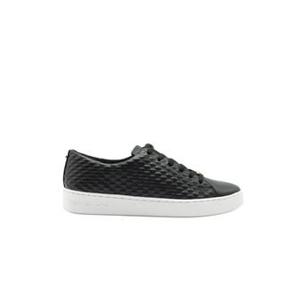 Michael Kors Damen Keaton LACE UP Sneaker, Schwarz, 43.5 EU