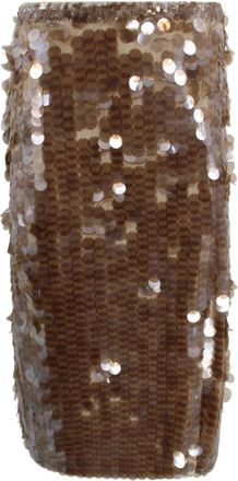 P.A.R.O.S.H. P.a.r.o.s.h., Femme, Jupes, Beige, Taille: 40 FR Jupe midi &agrave; sequins avec fente