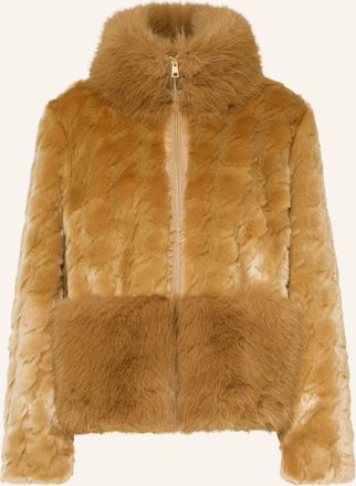 Marc Cain Kunstfell-Jacke braun