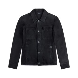 Fay Hemdjacke aus Wildleder - - Jackets - Herren - Blau - L