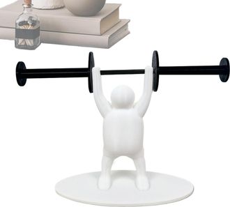 Generico Papierhalter, dekorative Figur, Gewichtheben, hygienische Skulptur, Statue, 3D-Druck, Fun
