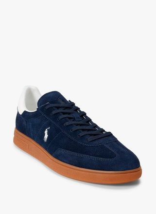 Polo Ralph Lauren Baskets aspect daim en cuir m&eacute;lang&eacute;