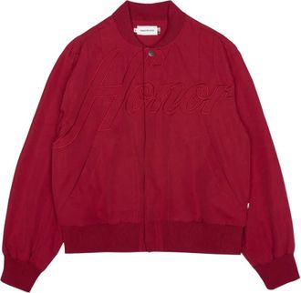 Honor The Gift Bomberjacke mit Logo-Stickerei - Rot