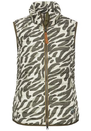 Camel Active Damen Weste mit Animal Print Animal Print, womenswear-40