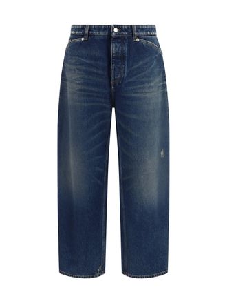 Dolce & Gabbana Oversized Denim Jeans - Blue