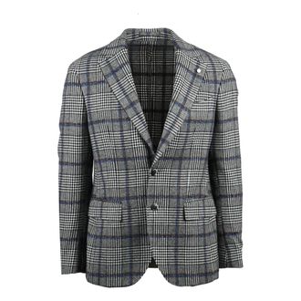 Luigi Bianchi Mantova Giacca Stondata - - Jackets - Herren - Grau - XL
