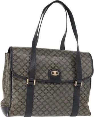 Celine Sac bandouli&egrave;re vintage Macadam Pre-owned - Femme - Pre-owned - Noir - Taille: ONE Size