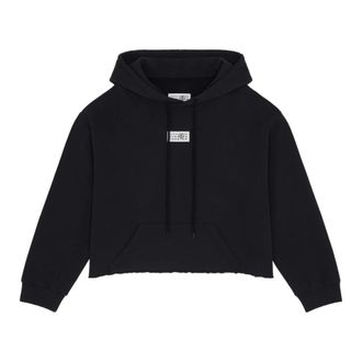 Maison Margiela Femme, Sweatshirts et sweats &agrave; capuche, Noir, Taille: 40 FR Sweat &agrave; capuche