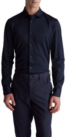 Benetton Herren Camicia 5x37uq064 Hemd, blau, XL