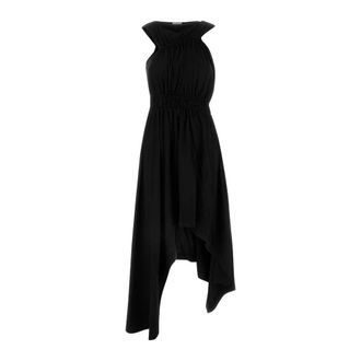 Alexander McQueen Stylisches Jersey f&uuml;r einen trendigen Look - - Dresses - Damen - Schwarzk - S