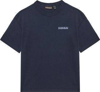 Napapijri T-Shirt S-Ahr NP0A88ZO D Dunkelblau Regular Fit