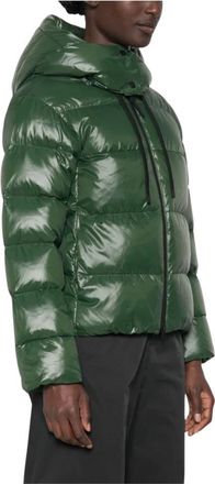 Peuterey Veste &agrave; capuche matelass&eacute;e - Femme - Vestes - Vert - Taille: 40 FR