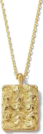 David Webb collier en or 18ct à pendentif Aquarius