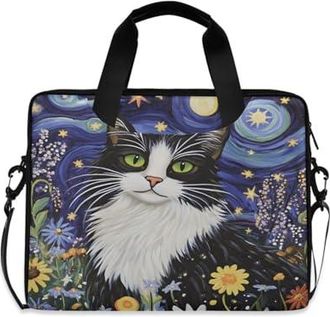 Alaza Sac pour ordinateur portable de 40,6 &agrave; 15,6 cm - Motif fleurs dorchid&eacute;e tropicale exotique paon - Sacoche pour ordinateur portable - Pour femme, homme