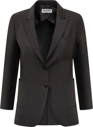 Saulina Milano Saulina, Femme, Vestes, Noir, Taille: 34 FR Adelaide Single-Breasted Blazer
