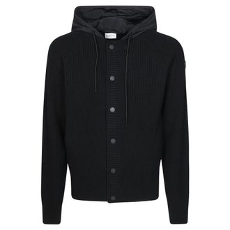 Moncler Herren, Strickwaren, Schwarzk, MGr&ouml;&szlig;e