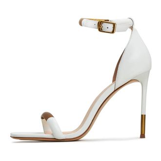 Cesare Gaspari Elegante Stiletto-Sandalen mit hohen Abs&auml;tzen - - Shoes - Damen - Wei&szlig; - 39 EU