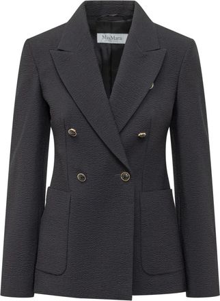 Max Mara Femme, Vestes, Bleu, Taille: 40 FR Ricetta Blazer