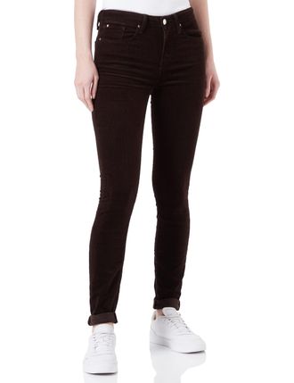 Tommy Hilfiger Damen Como Skinny RW Cord CLR WW0WW36340 Jeanshosen, Braun (Chocolate), 32W / 28L