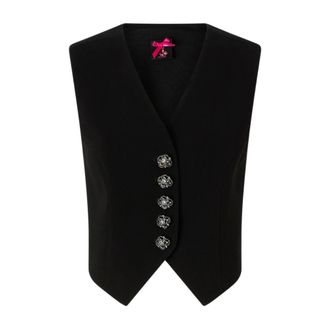 Pinko Giuggiolo Gilet Double Armoure Stretch - - Suits - Damen - Schwarzk - S
