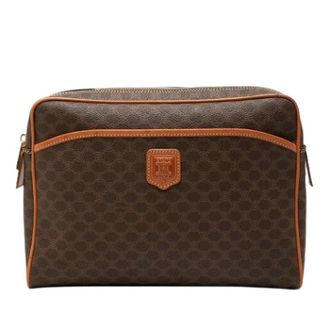 Celine Pre-owned Canvas Clutch - - Pre-owned - Damen - Braun - ONE SIZE