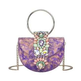 Alma En Pena Halbmond Juwelenbeutel - - Bags - Damen - Lila - ONE SIZE