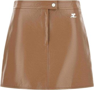 Courr&egrave;ges Minirock - Beige