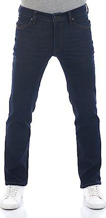 Mustang Jeans Jeans pour homme Tramper Straight Slim Fit Jeans Pantalon Denim Stretch Coton Bleu Noir W30 W31 W32 W33 W34 W36 W38 W40, Super Dark (1014412-5000-943)