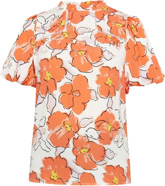 Usha Bluse Frauen orange