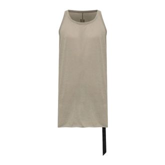 Rick Owens &Auml;rmelloses T-Shirt - - Tops - Herren - Beige - L