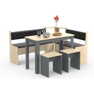 ebuy24 Eckbankgruppe Sitzgruppe Esal Maxi